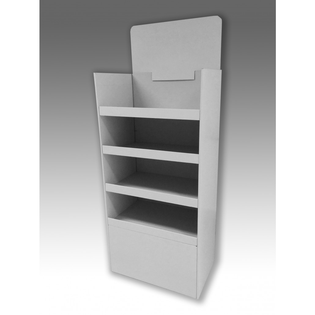 Stand carton 60x40 cu 4 polite - Stand carton - Produse Standard ...